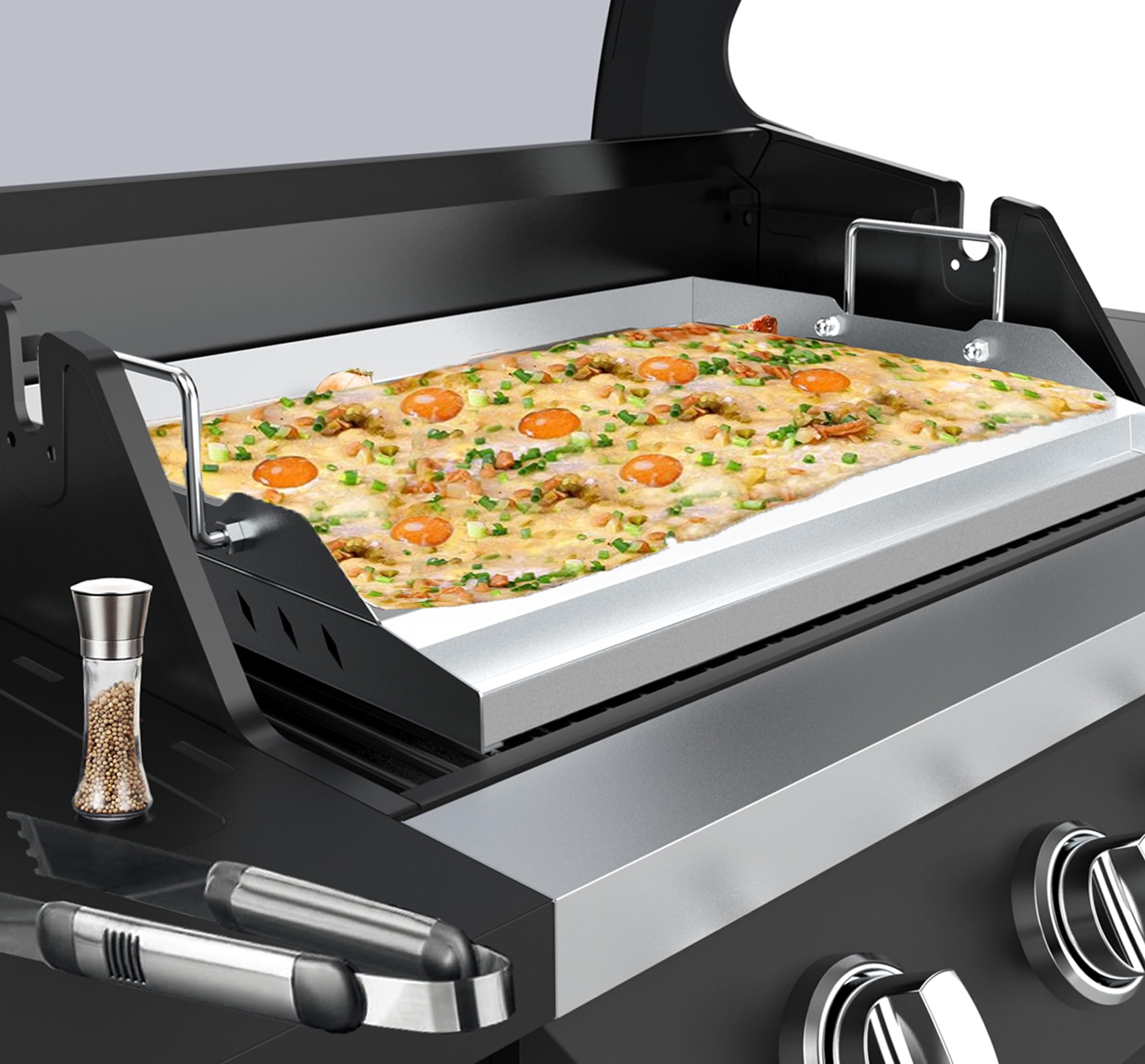 STANHERD Stainless Steel Griddle for Grill Top; Flat Top Grill Plancha ...