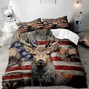 VIVIHOME Parure de lit 3 pièces avec housse de couette et 2 taies d ...