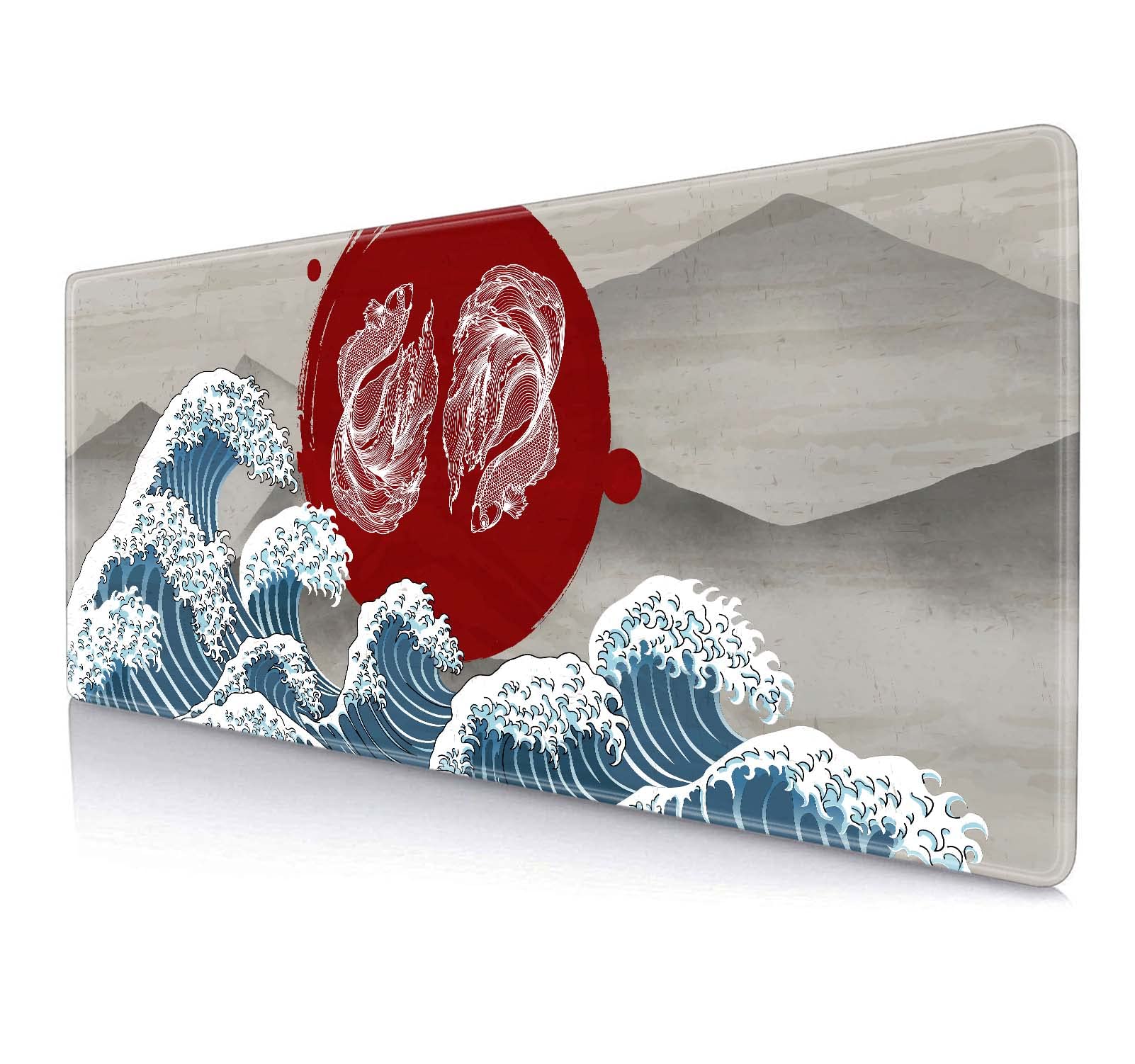 SXCKANG Extended Large Japanese Mouse Pad Anime, The Great Wave Off ...