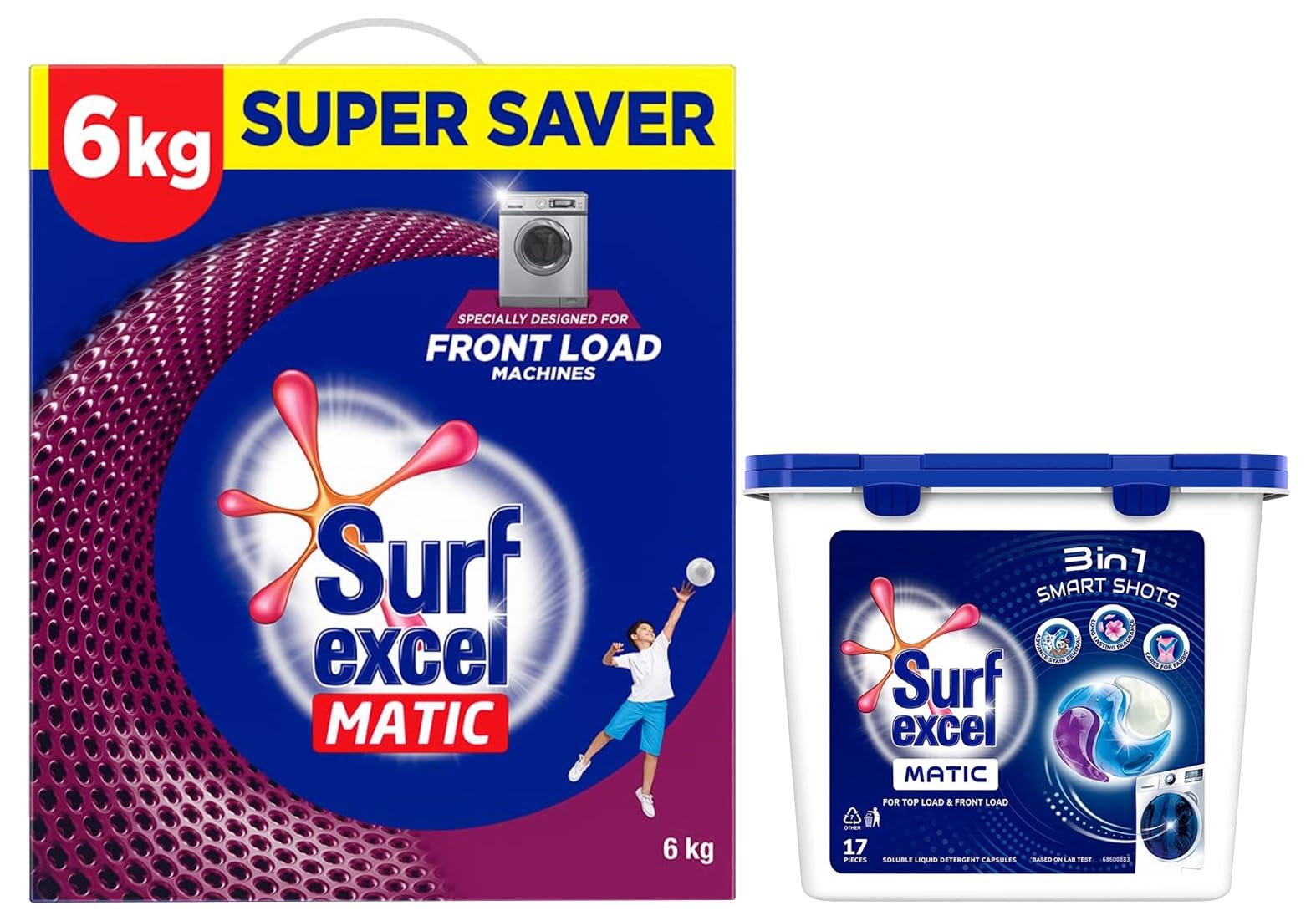 Surf Excel Matic Front-Load Detergent Powder 4 kg- For Front Load ...
