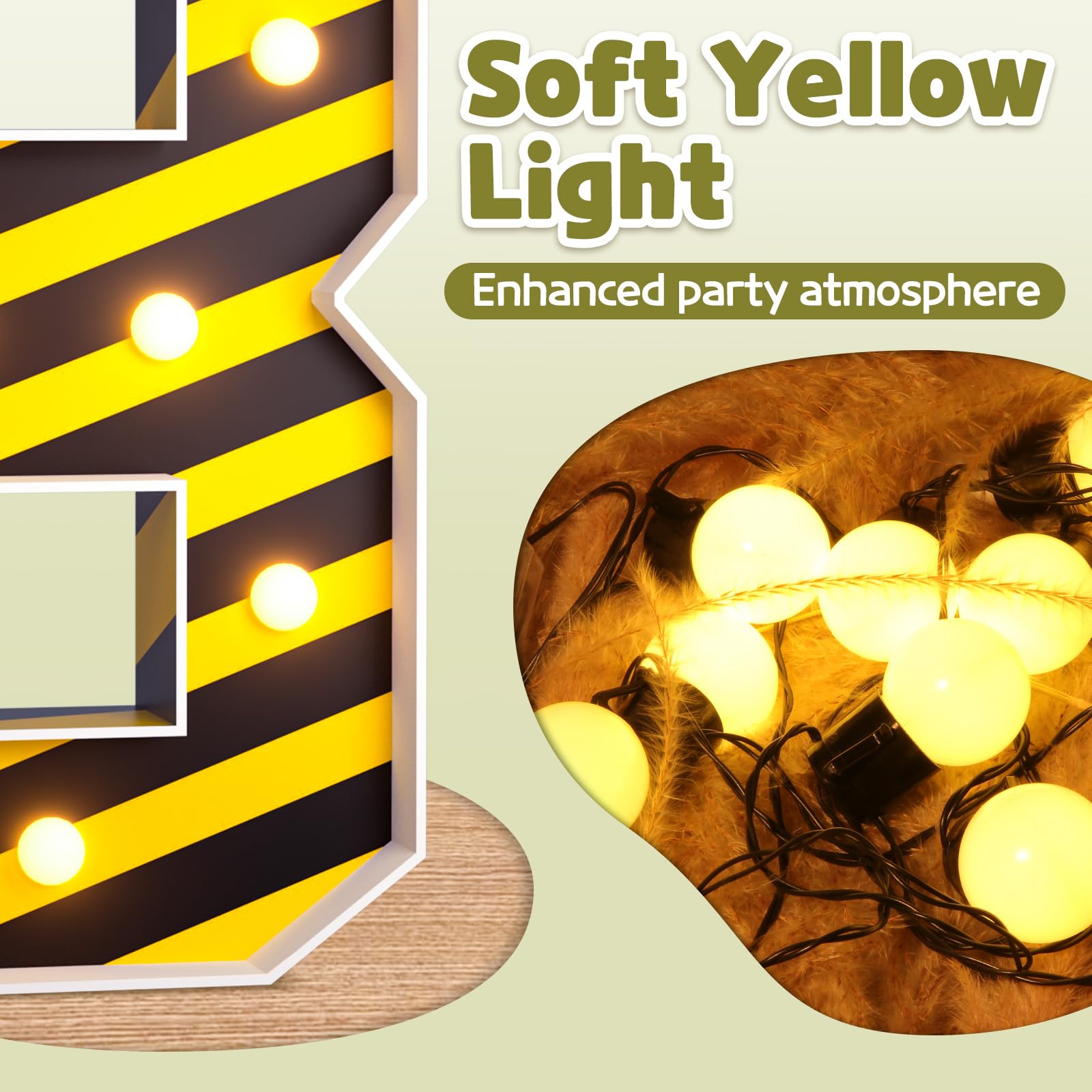 Snapklik.com : Marquee Numbers Construction Birthday Decorations: 3ft ...