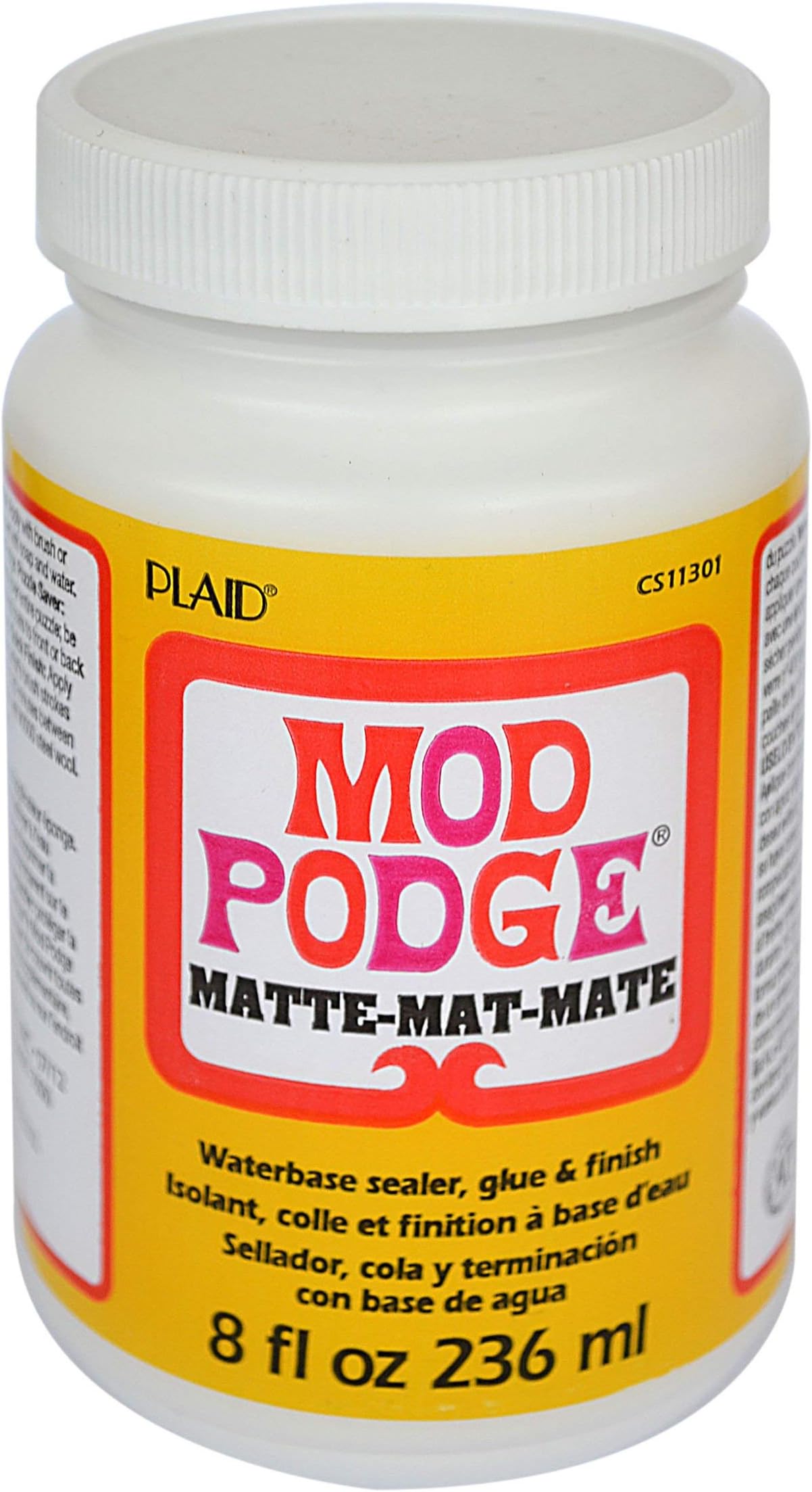 Thecraftshop Mod Podge Matte Transparent Finish With Clear Acrylic ...