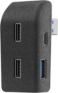 YONZEE Glovebox USB Hub for Tesla Model Y 2024-2020- ABS Flocking Multi ...