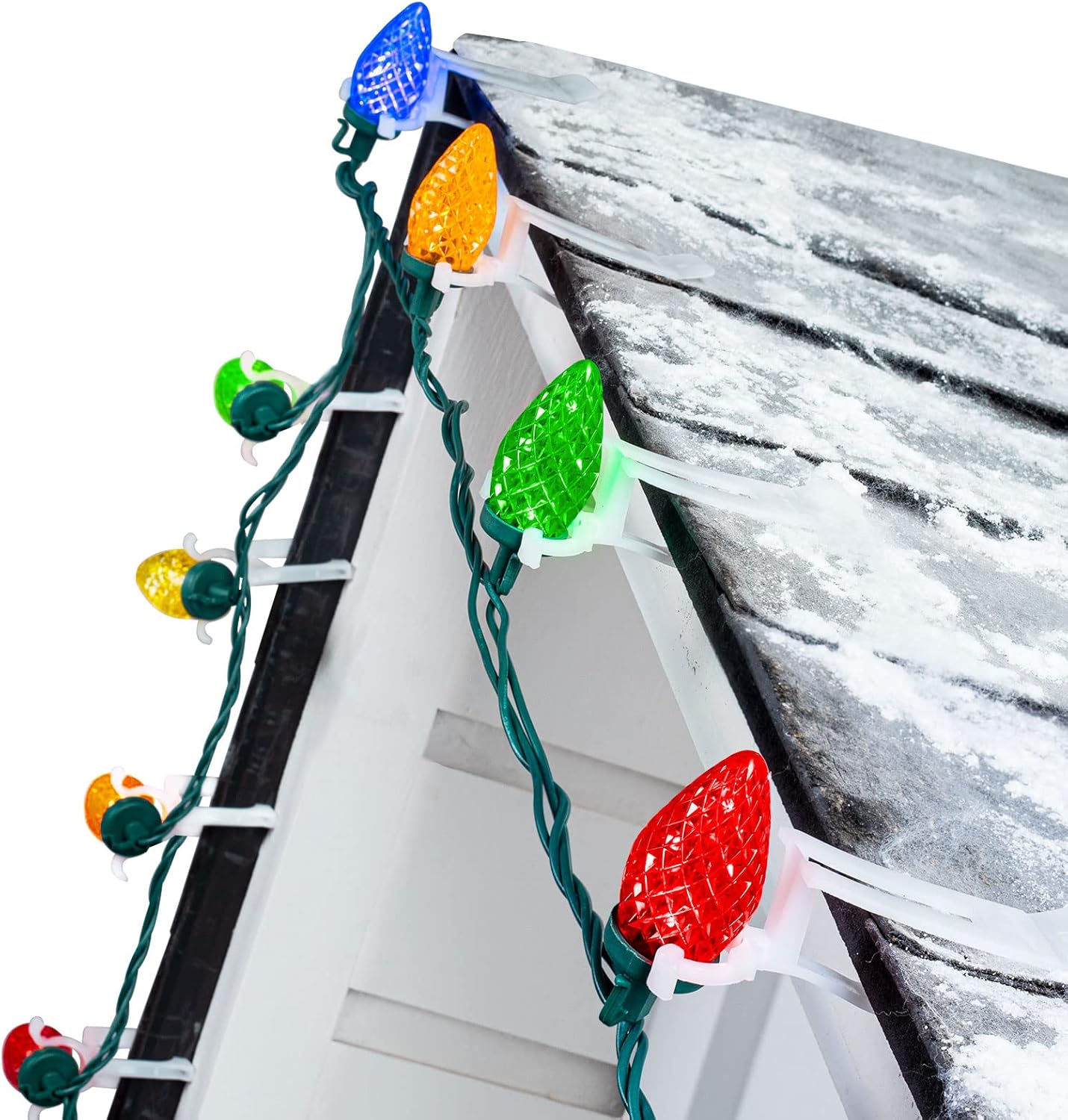 Brightown C9 Led Multicolor Christmas Lights Outdoor 66Ft with 100 ...