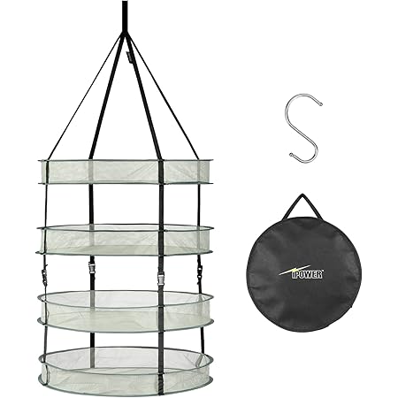 Amazon.com: iPower Collapsible Breathable Mesh Herb Drying Rack for ...
