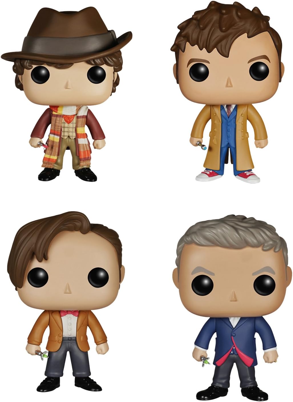 Amazon.com: Funko Doctor Who POP! TV Vinyl Collectors Set: Fourth ...