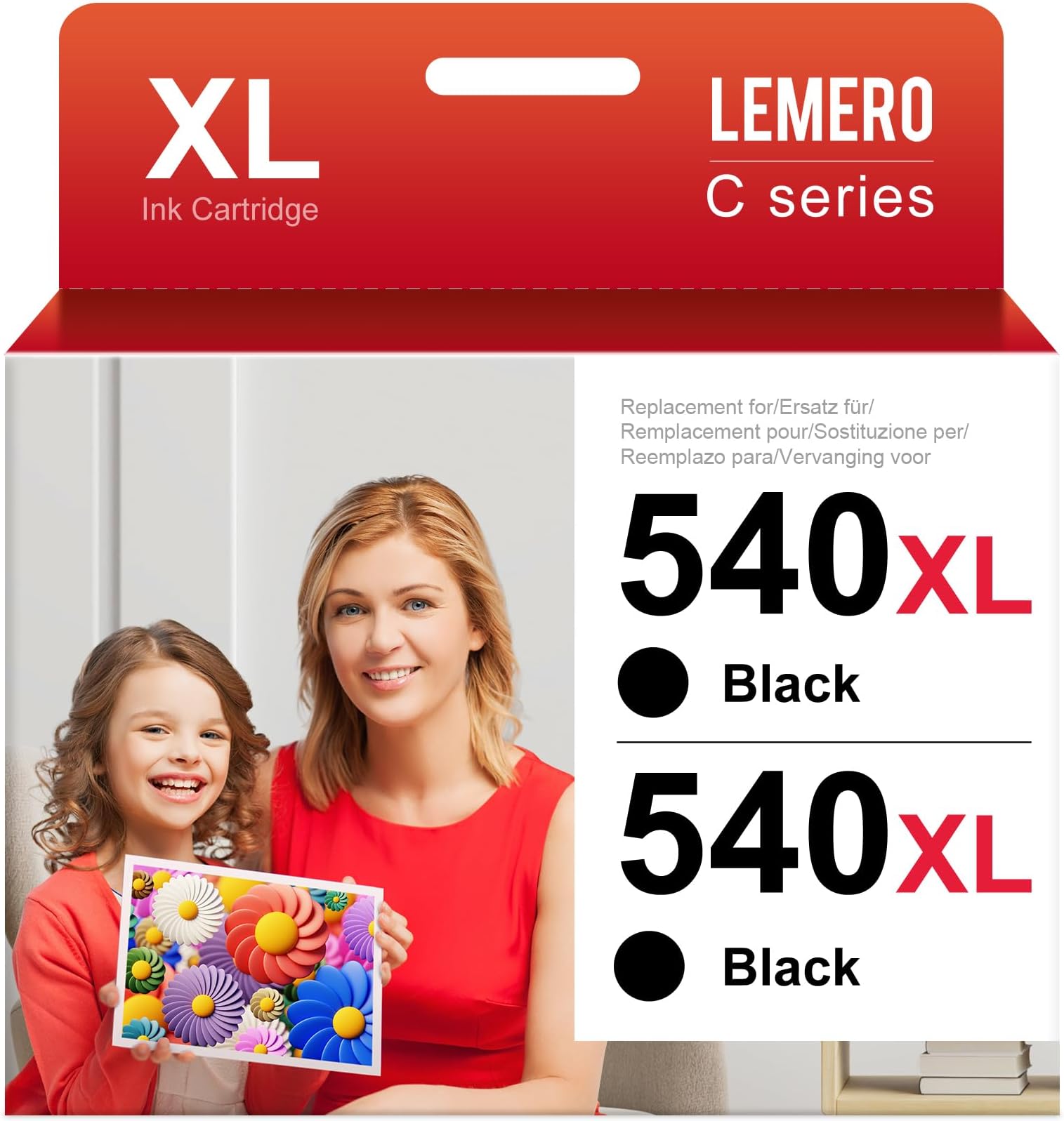 Lemero PG 540XL Black Cartridges Compatible with Canon Printer ...