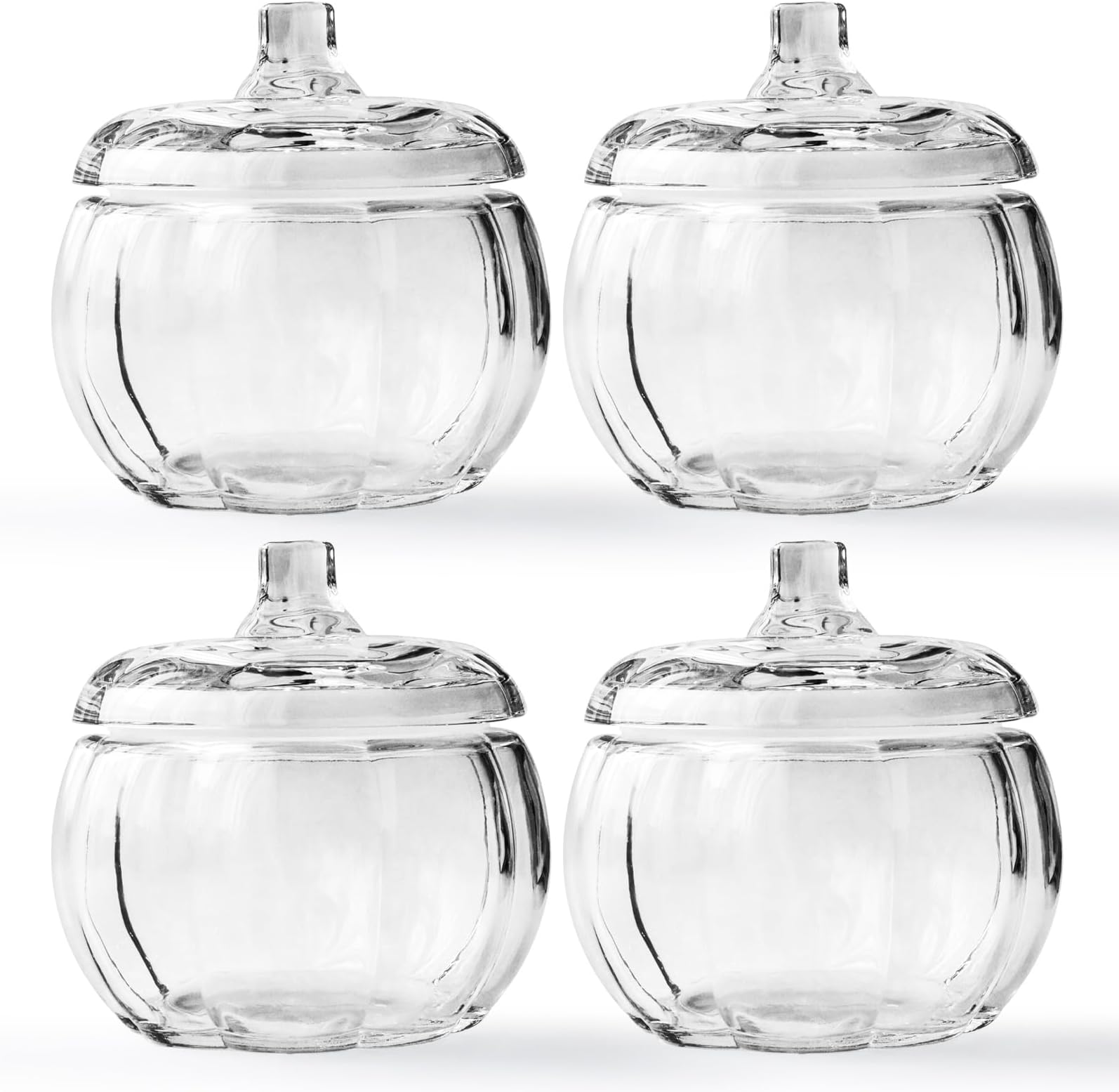 Amazon.com: IRASPIN 18oz Candle Jars 6 Pack - 3 Wick Empty Clear Glass ...