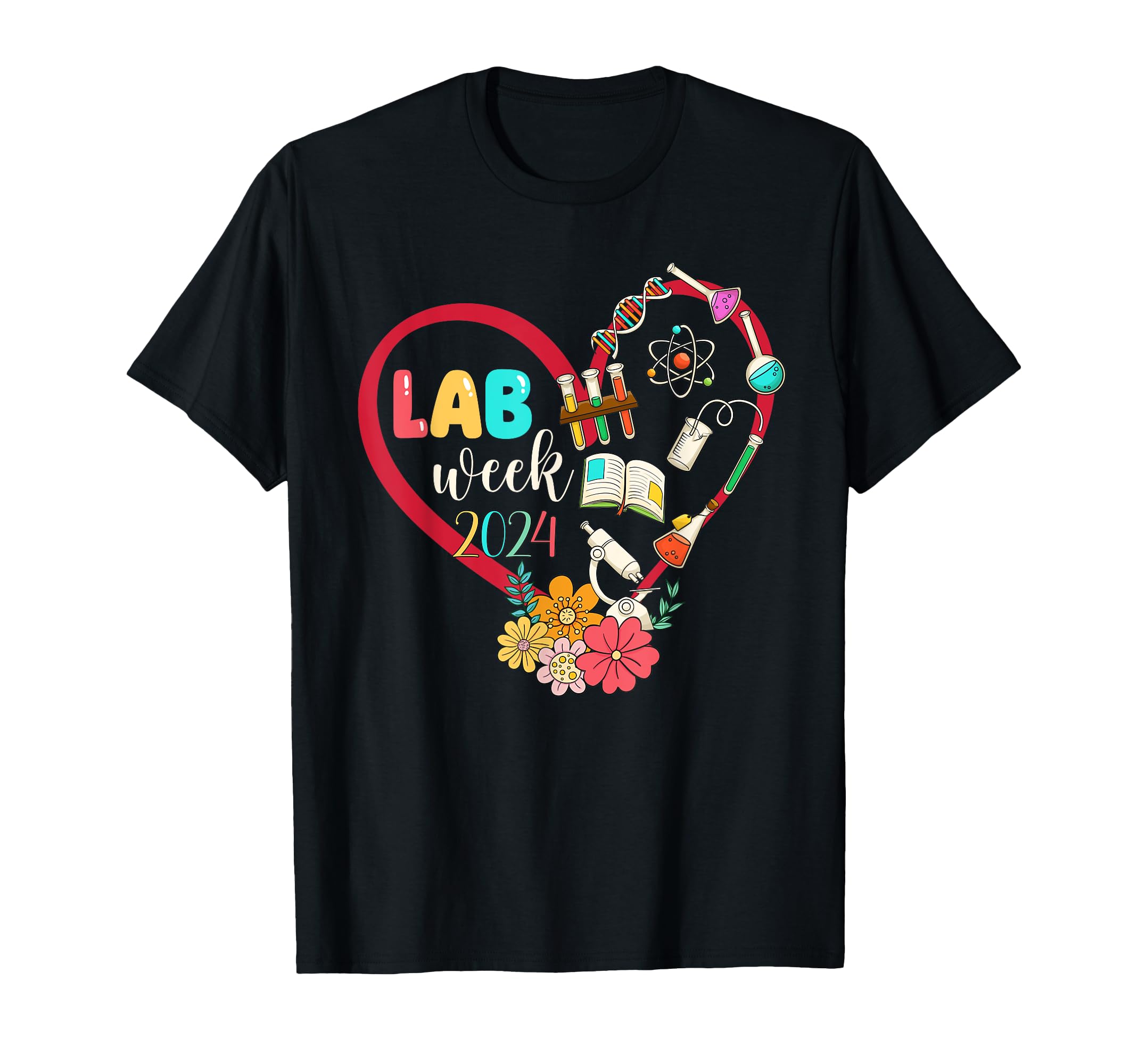 Amazon.com: Lab Week 2024 Retro Medical Laboratory Tech T-Shirt ...