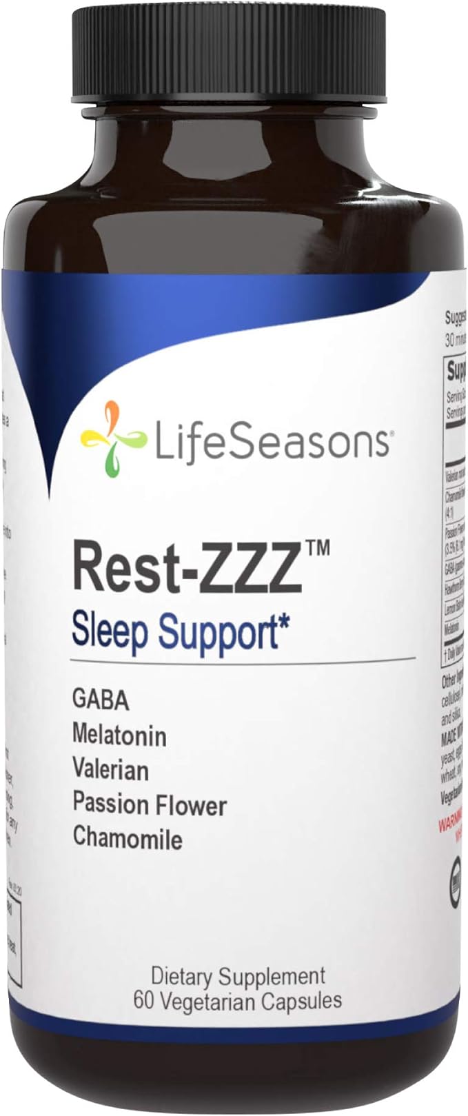 Amazon.com: LifeSeasons - Rest-ZZZ - Natural Sleep Supplement - Aids ...