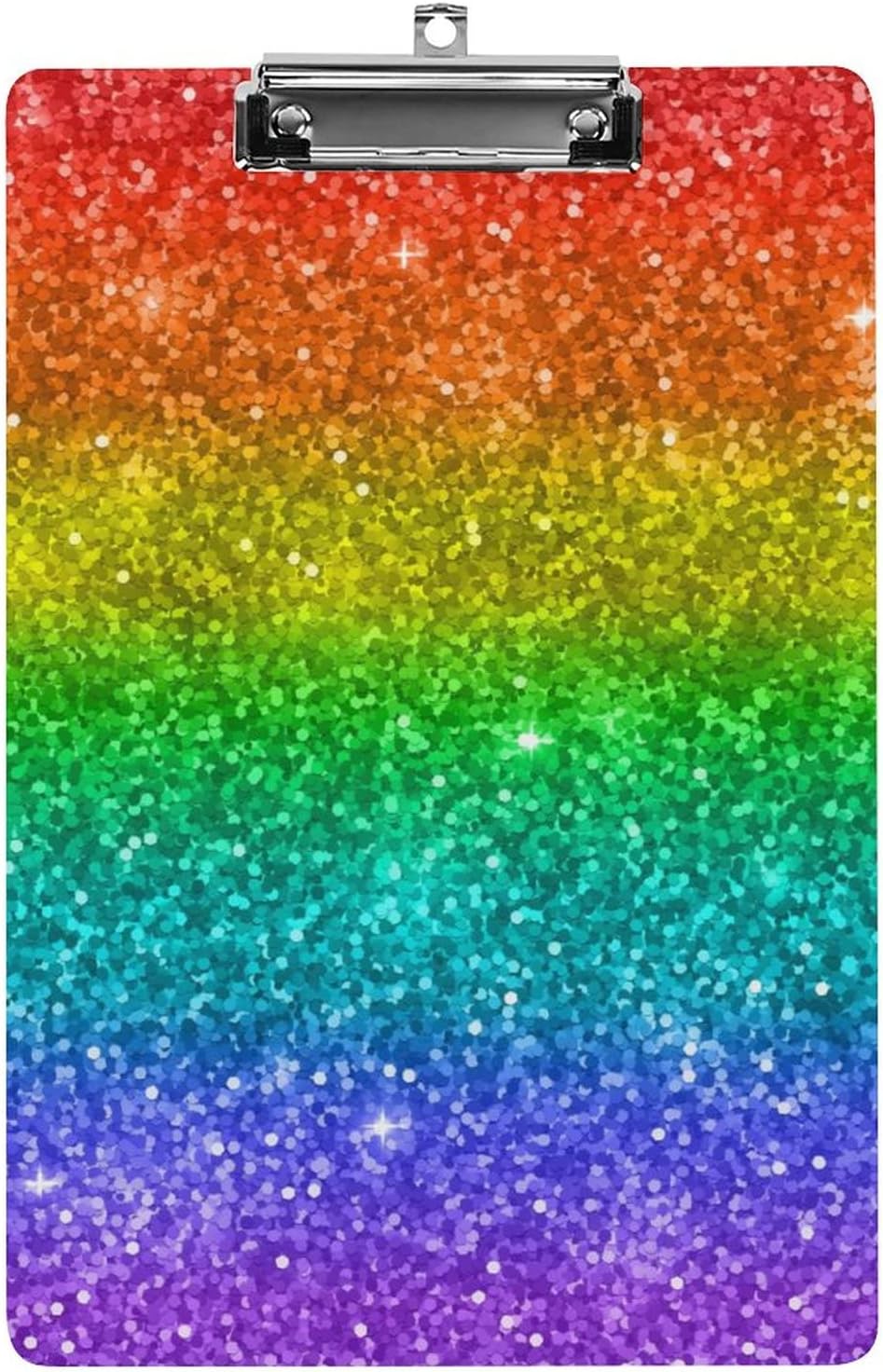 Amazon.com : Multicolor Rainbow Clipboard Abstraction Bling Painting ...
