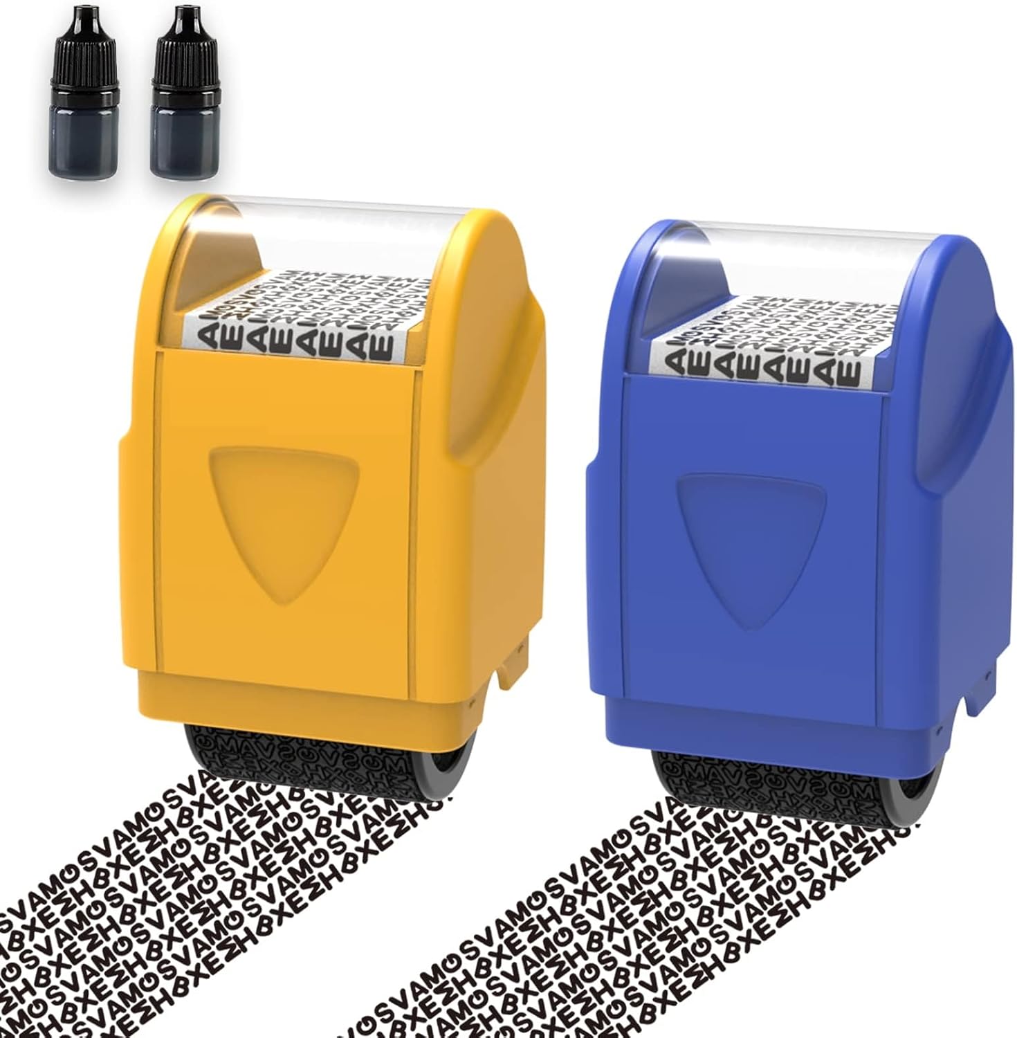 Amazon.com : Handwriting Lines Stamp Roller Self-Inking Line Rolling ...