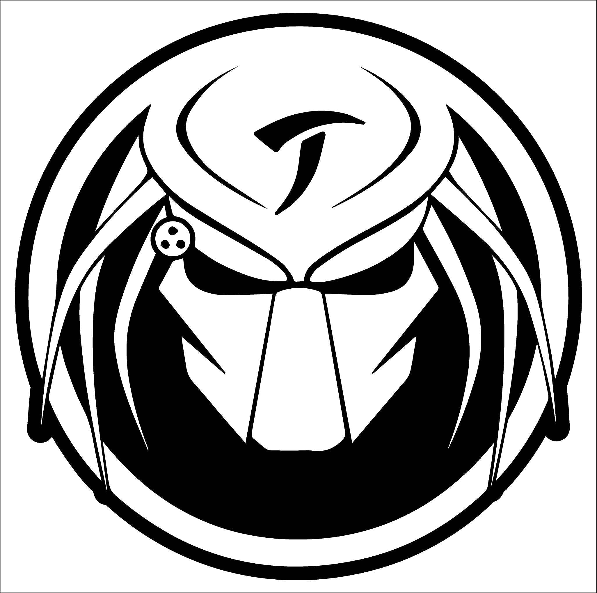 Amazon.com: PREDATOR MOVIE BUST VINYL STICKERS SYMBOL 5.5" DECORATIVE ...