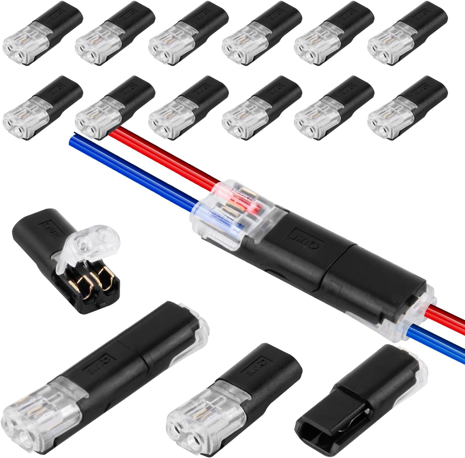 Amazon.fr : Lot de 12 connecteurs de voiture à 2 broches Connecteurs ...