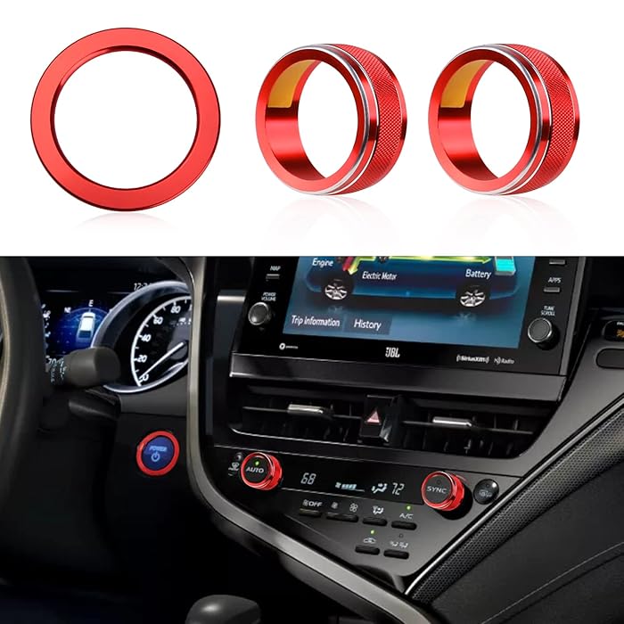 Buy CKE 3pcs for Toyota Camry 2023 2022 2021 Accessories Car Auto Air ...