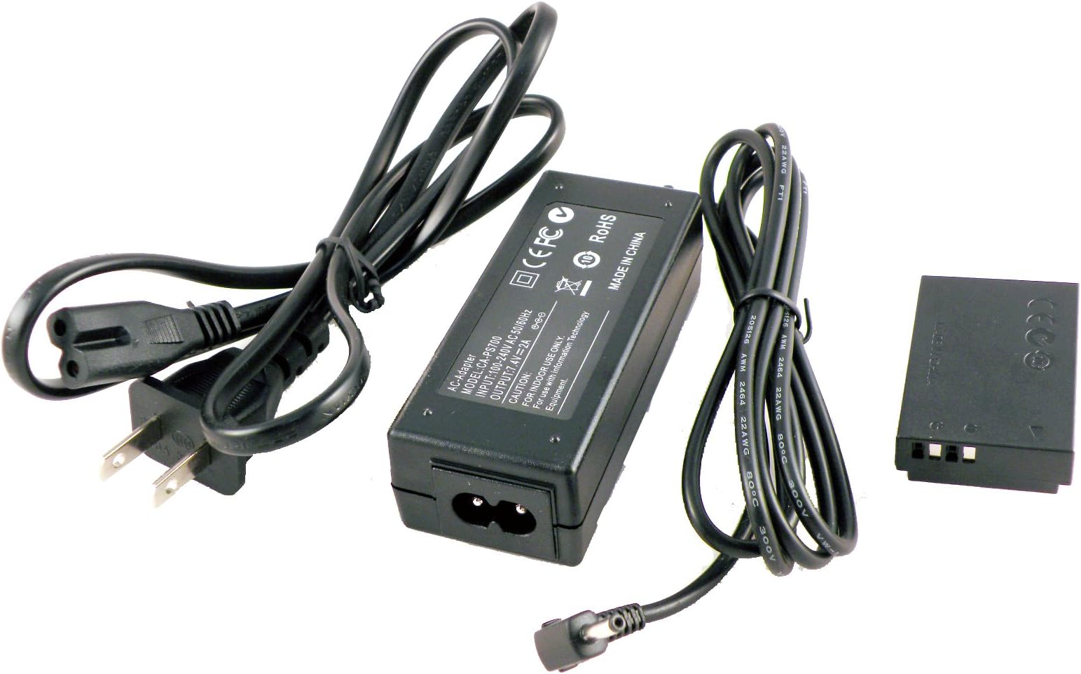Amazon.com : ACK-E18 AC Power Supply Adapter LP-E17 Dummy Battery DR ...