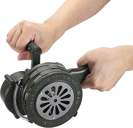 Amazon.com: Sumnacon Hand Crank Siren Manual Operated Air Raid Siren ...