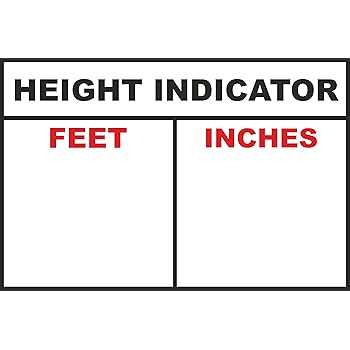 Custom Maximum Height Of This Vehicle CAB HGV Sticker Decal Car Vehicle ...