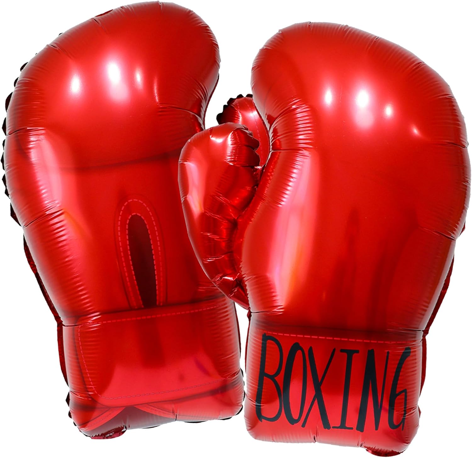Amazon.com: SYNUO Boxing Gloves Balloon, Red Boxing Gloves Foil Balloon ...