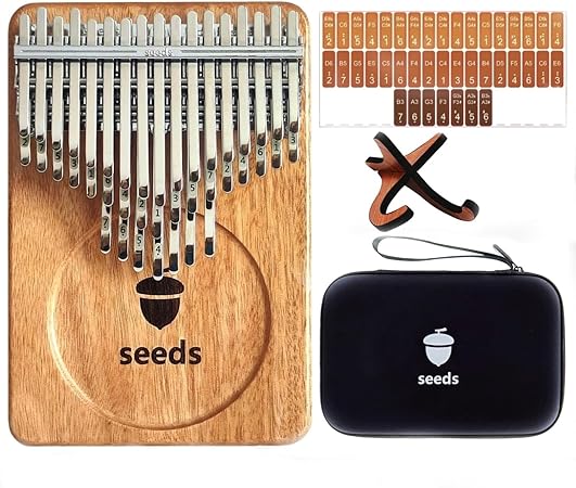 Amazon.com: Seeds Kalimba Thumb Piano 41 Keys Chromatic C-Tuned Thumb ...