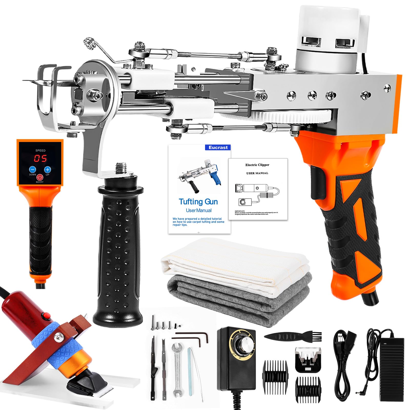 Amazon.com: Rug Tufting Gun with Carpet Trimmer Kit，Tufting Gun Starter ...