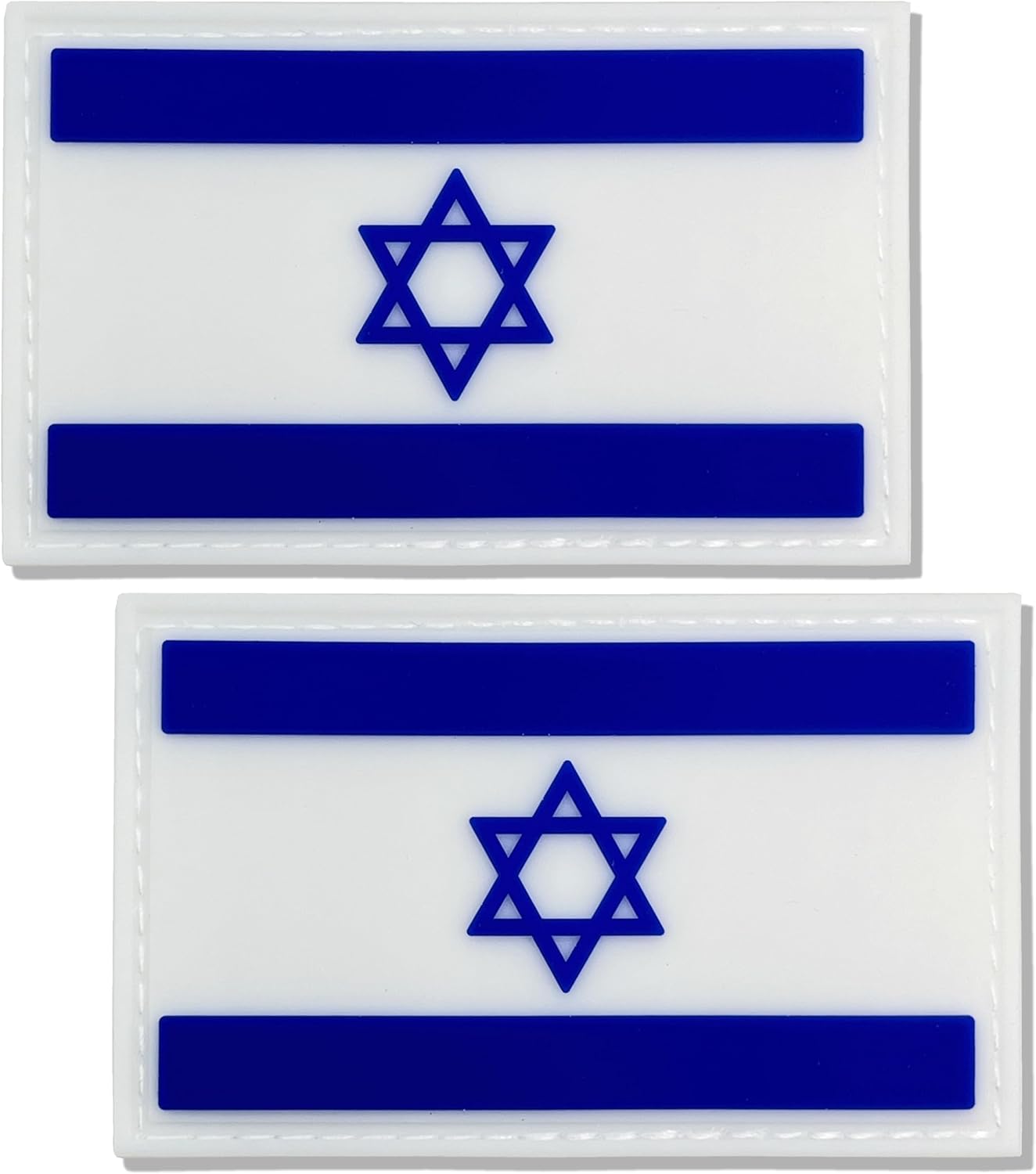 Amazon.com: SoKoot Israel Flag Patch Israel Flags PVC Hook and Loop ...