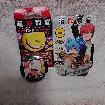 Amazon.co.jp: Assassination Classroom Maehara Can Badge Acrylic Key ...