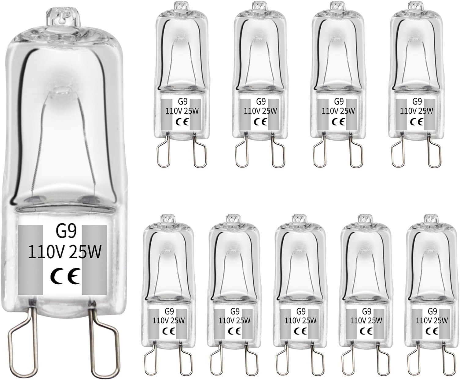 Amazon.com: G9 Heat Lamp Bulbs for Reptiles and Amphibian Tanks,2 Pin ...