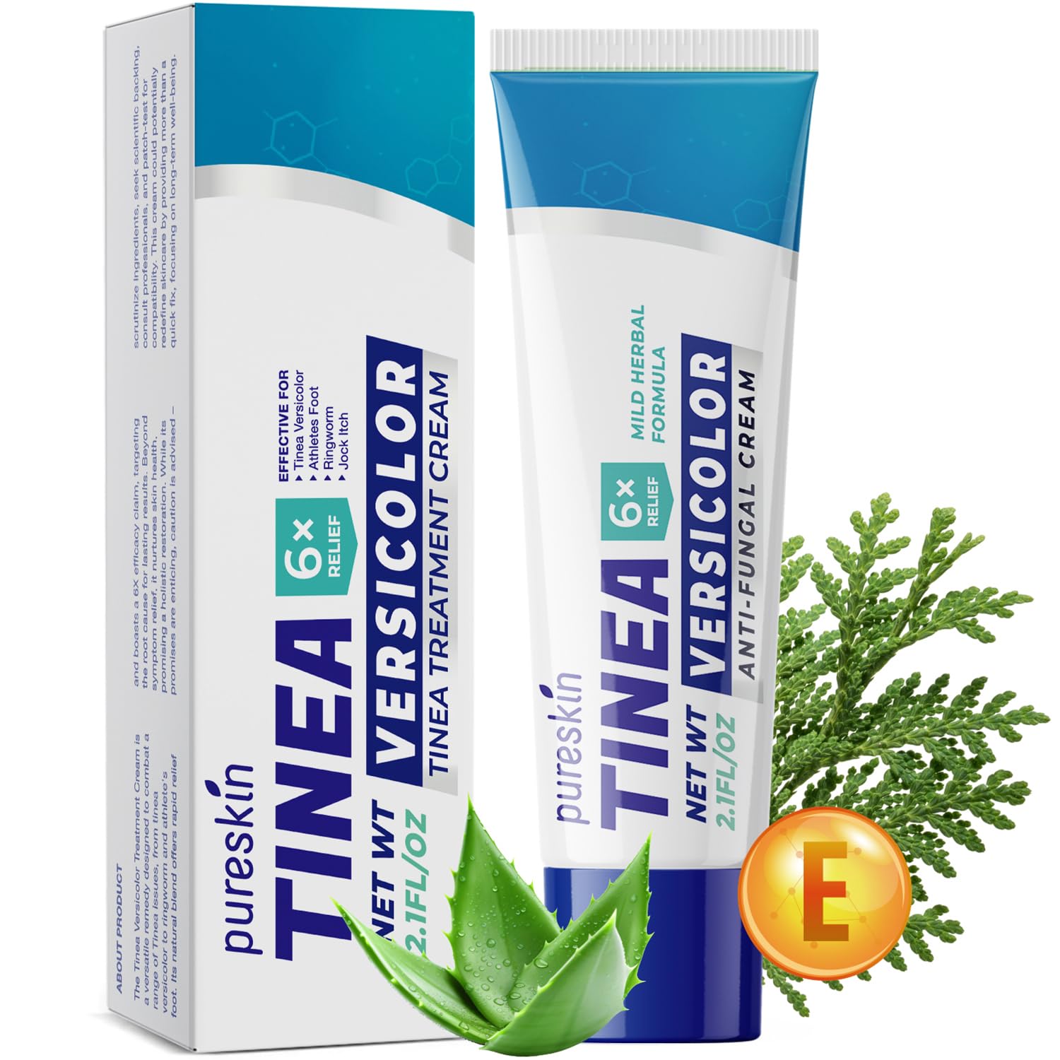 Buy Tinea Versicolor Antifungal Cream: Natural Anti Fungal Extra ...