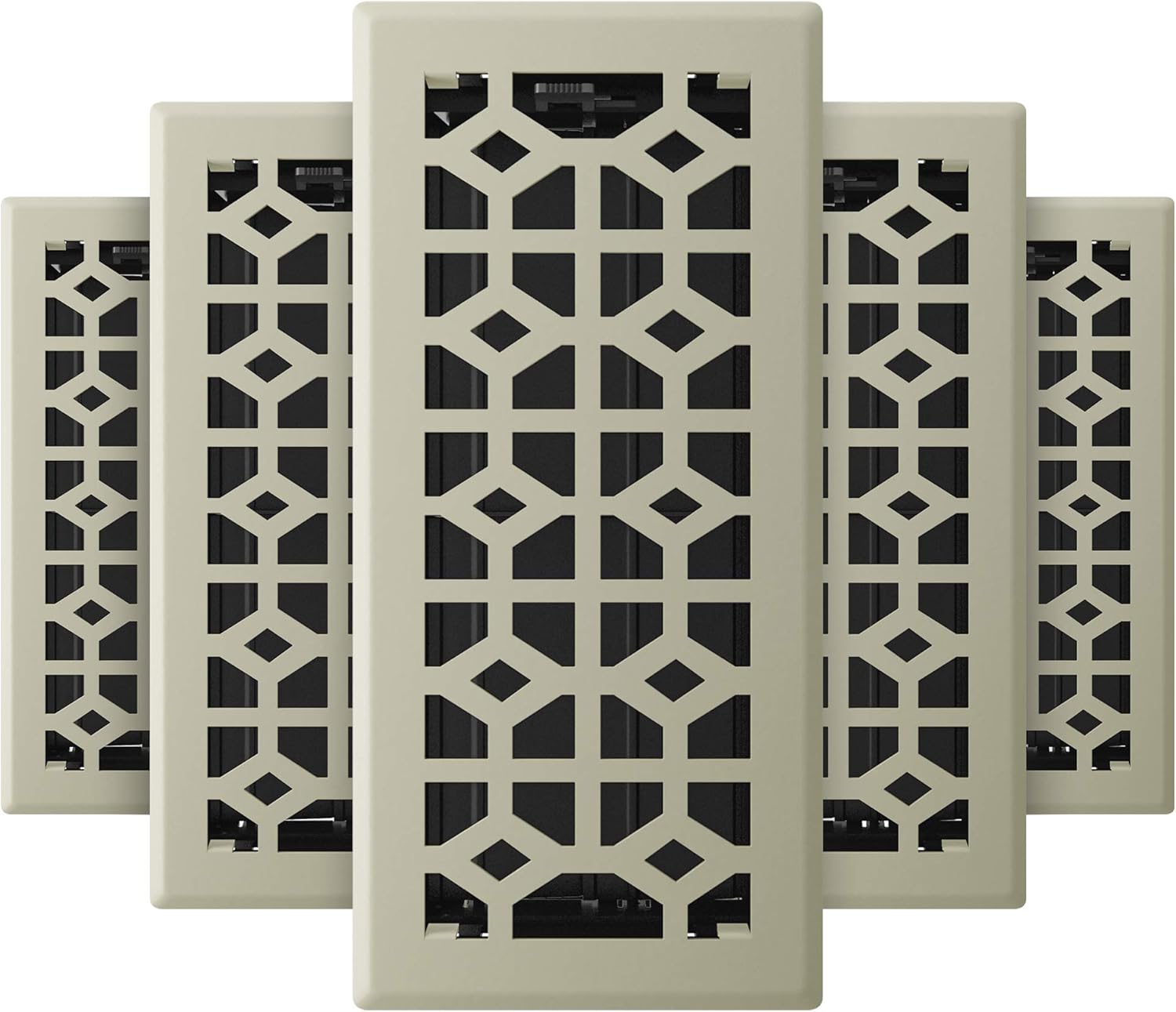 Imperial RG3463 Templar Decorative Floor Register, 4 x 10-Inch, Satin ...