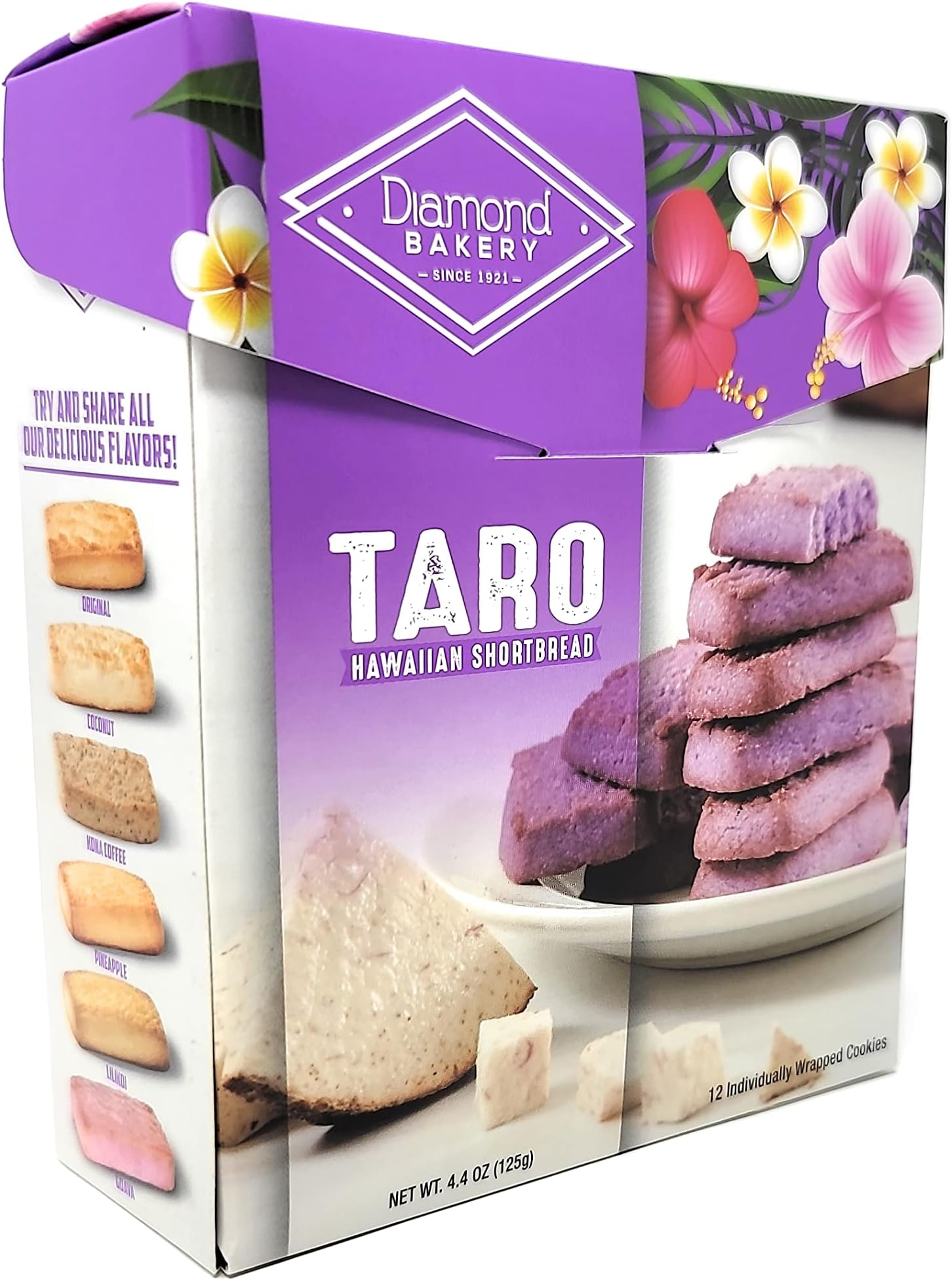 Amazon.com: Diamond Bakery - Hawaiian Shortbread Cookies New Flavors ...