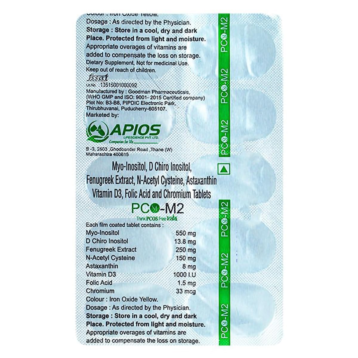 Pco - M2 - Strip of 10 Tablets : Amazon.in: Health & Personal Care