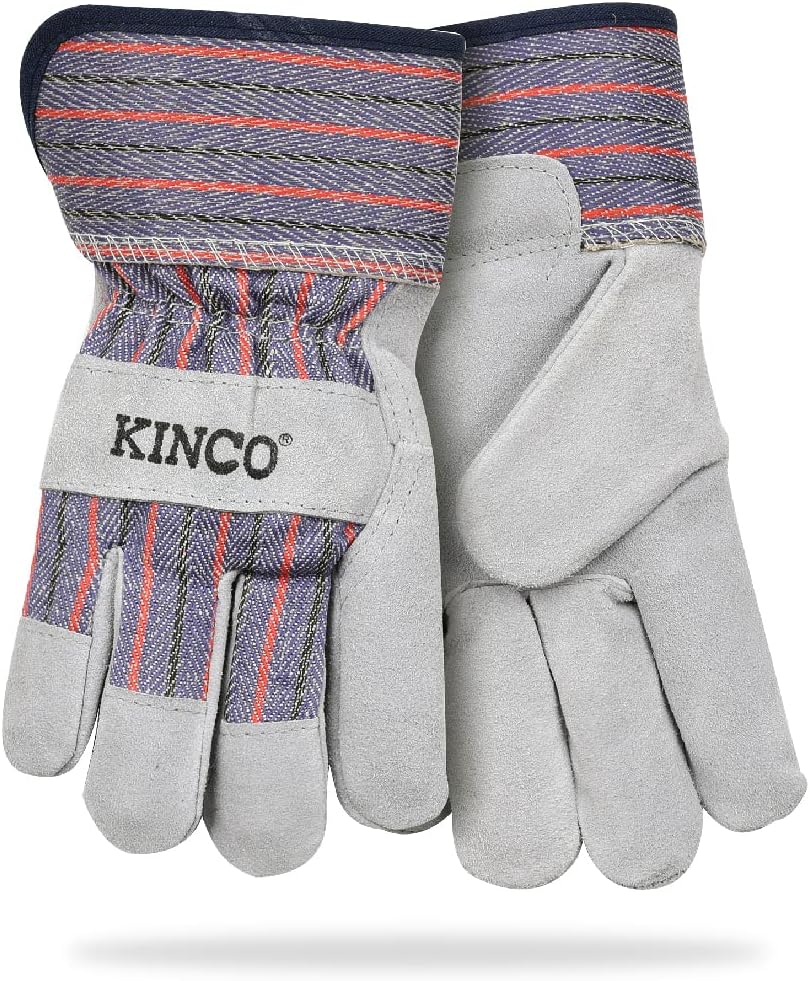 Kinco 035117150041 Cowhide Leather Palm Multi Purpose Gloves, Medium ...