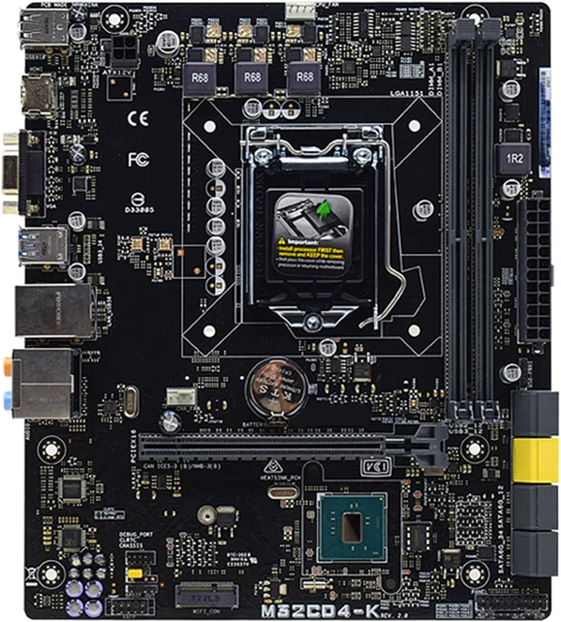 Amazon.com: HEMOTONE Fit for ASUS M32CD4-K PC Desktop Motherboards LGA ...