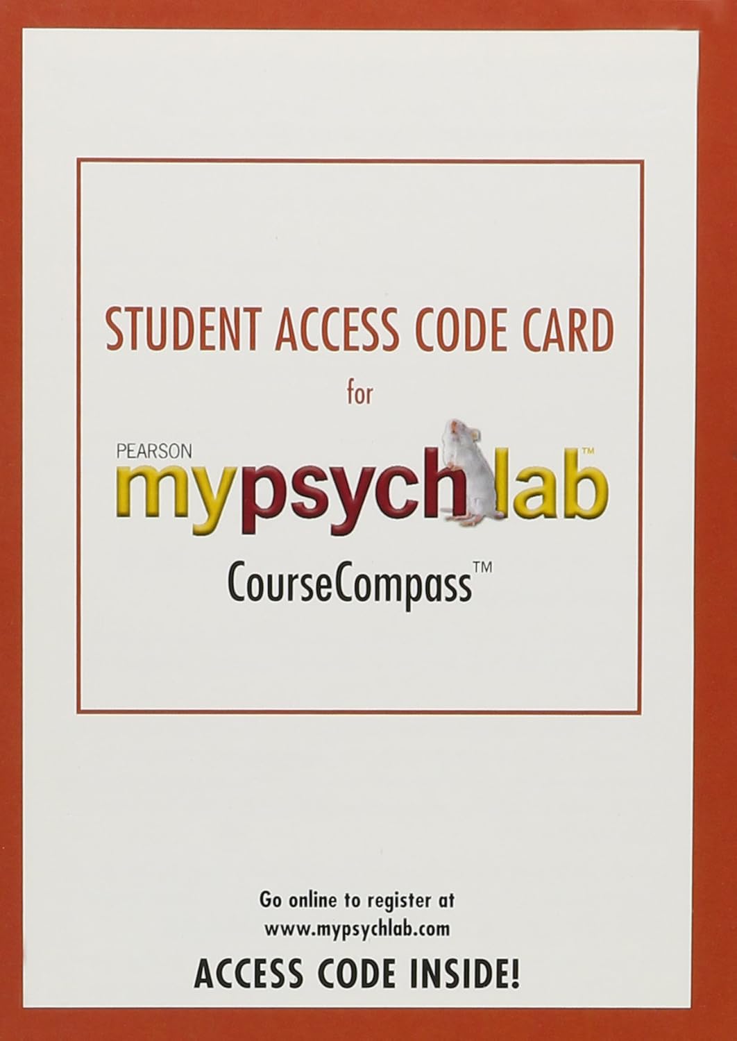 Student Access Code Card Mypsychlab: Pearson Education ...