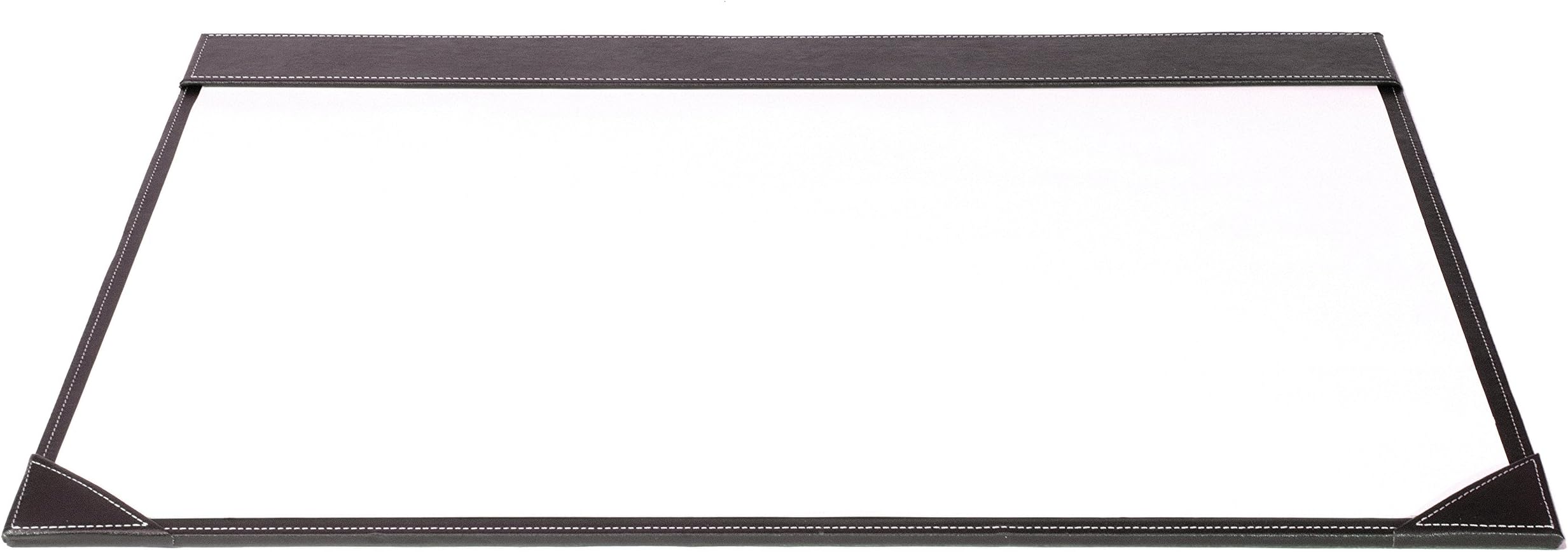 A2 Desk pad Holder, Faux Leather, Brown, Supplied with 12 Sheets of ...