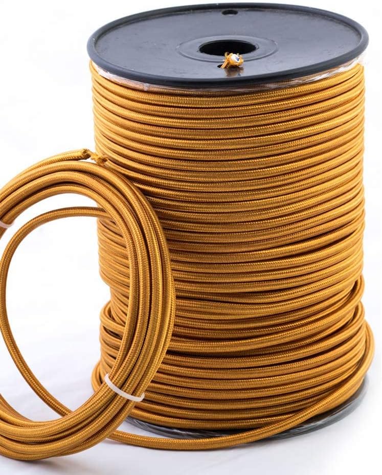 18 Gauge 3 Conductor Cloth Covered Wire 5 Feet 18 AWG Electrical Wire ...