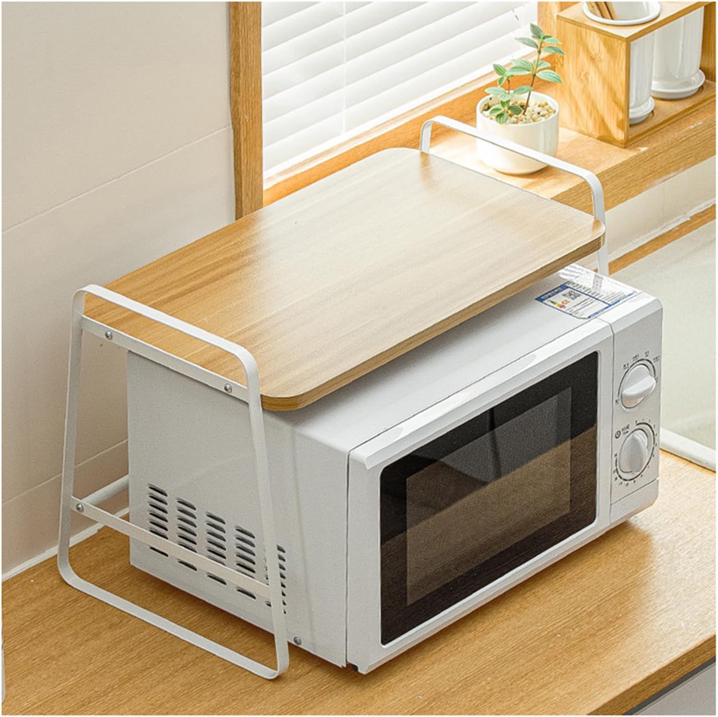 Amazon.com - ViLLeX Microwave Stand Shelf Organizer, Multi-Purpose Rack ...