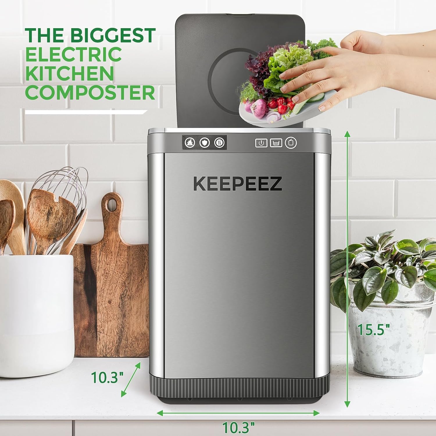 1 Gallon Max Electric Composter, Kitchen Composter Philippines | Ubuy