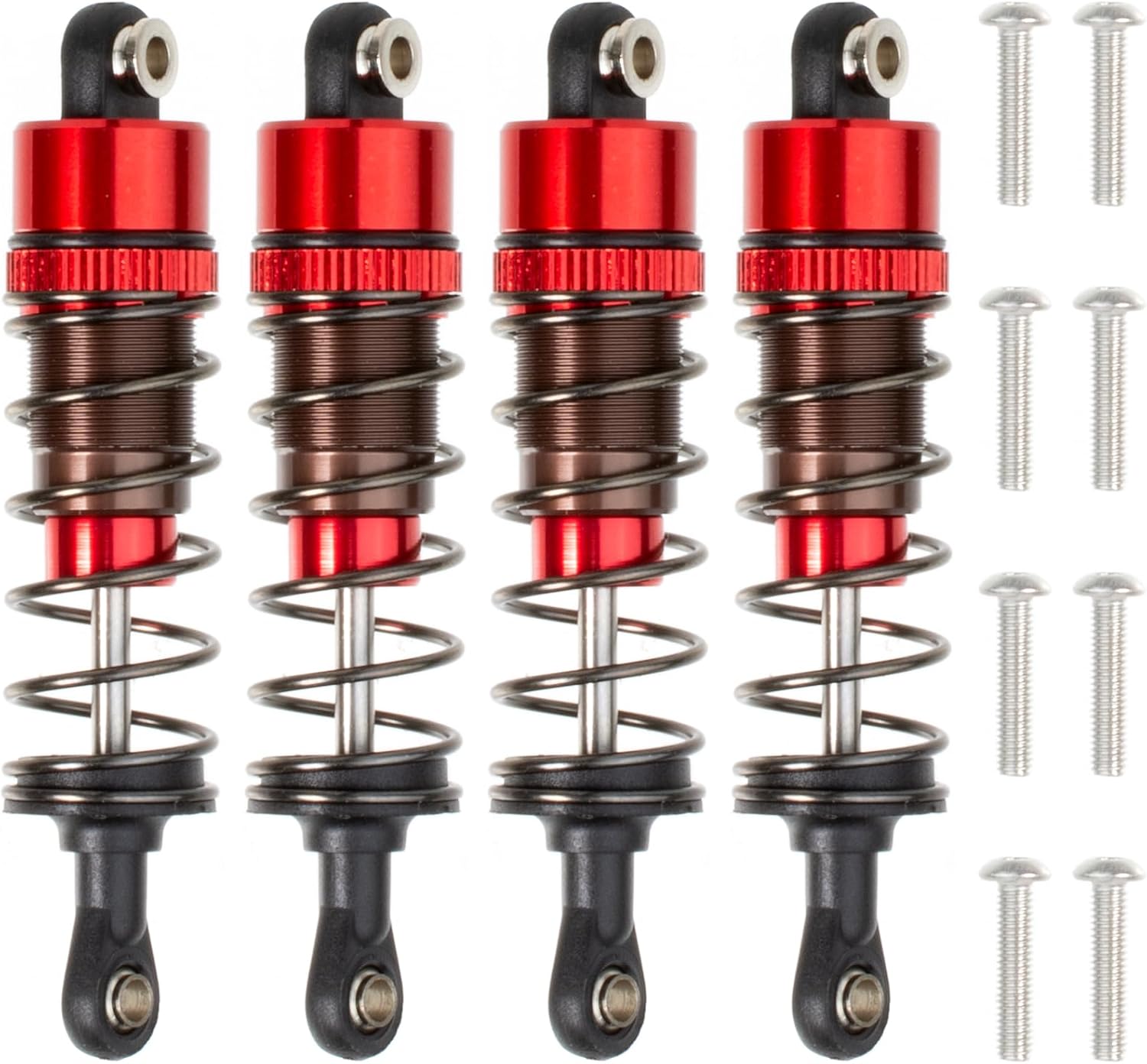 Amazon.com: HobbyMarking 4Pcs 70mm Aluminum Oil Filled Shocks Absorbers ...