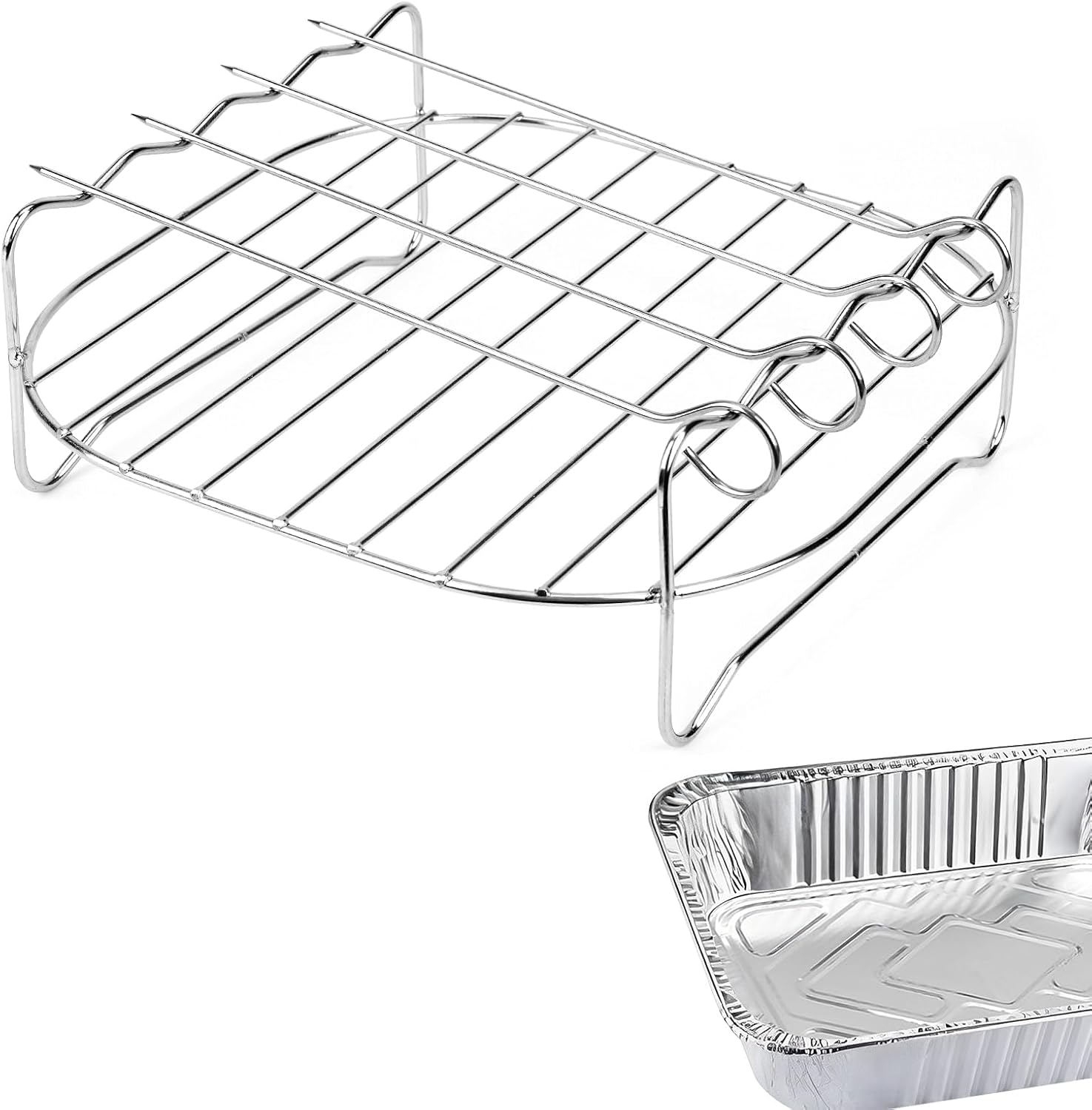 Linkidea Stainless Steel Baking Pans Set Compatible with Stock Your ...