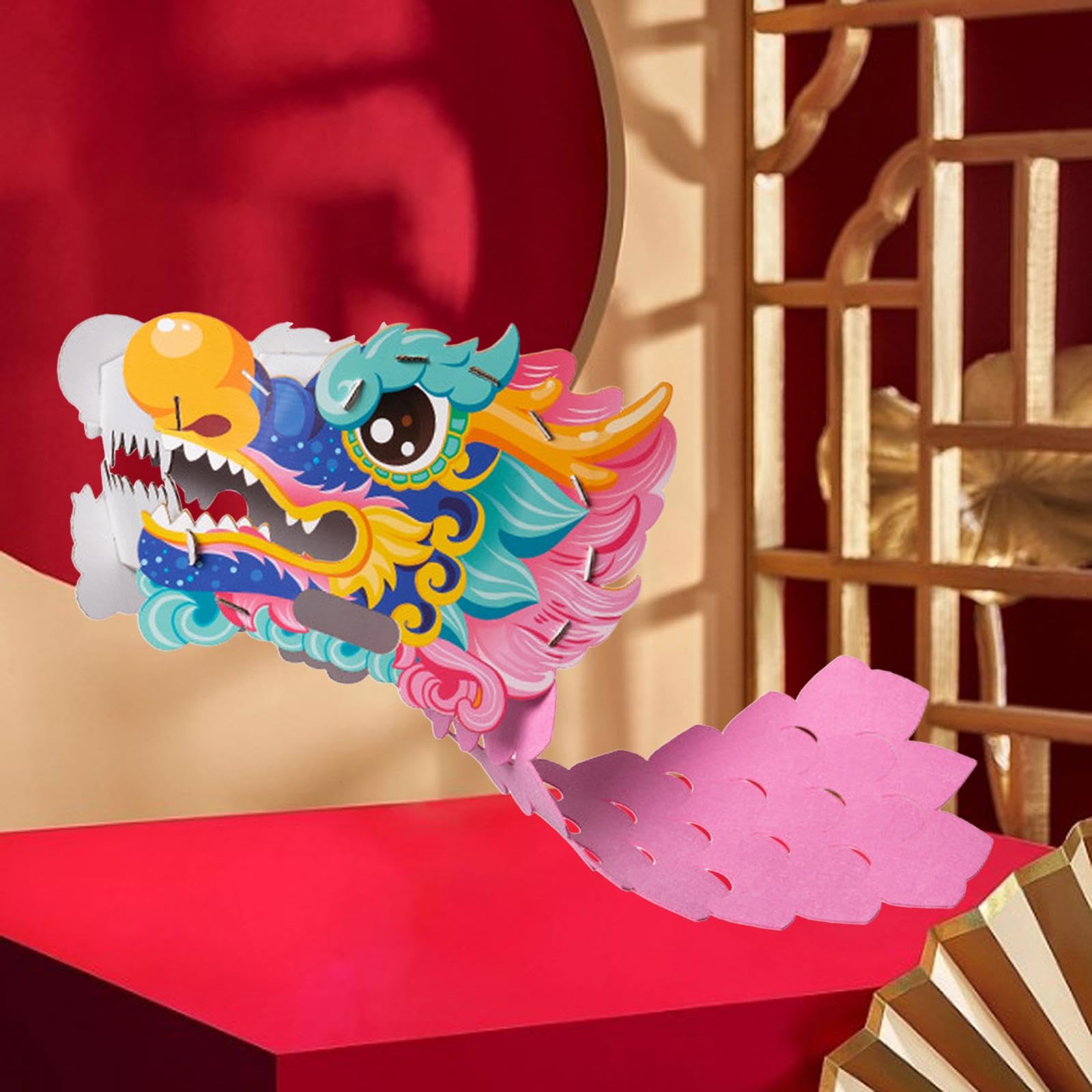 3d Dragon Head Template Dragon Mask | DIY Paper Mask, Printable