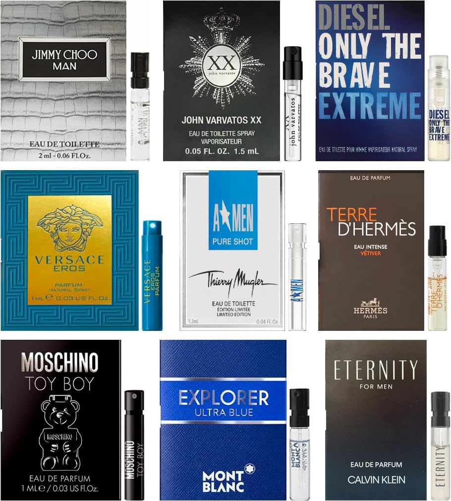 Amazon.com : Men's Cologne Top Designer Best Rated Sample Lot - High ...