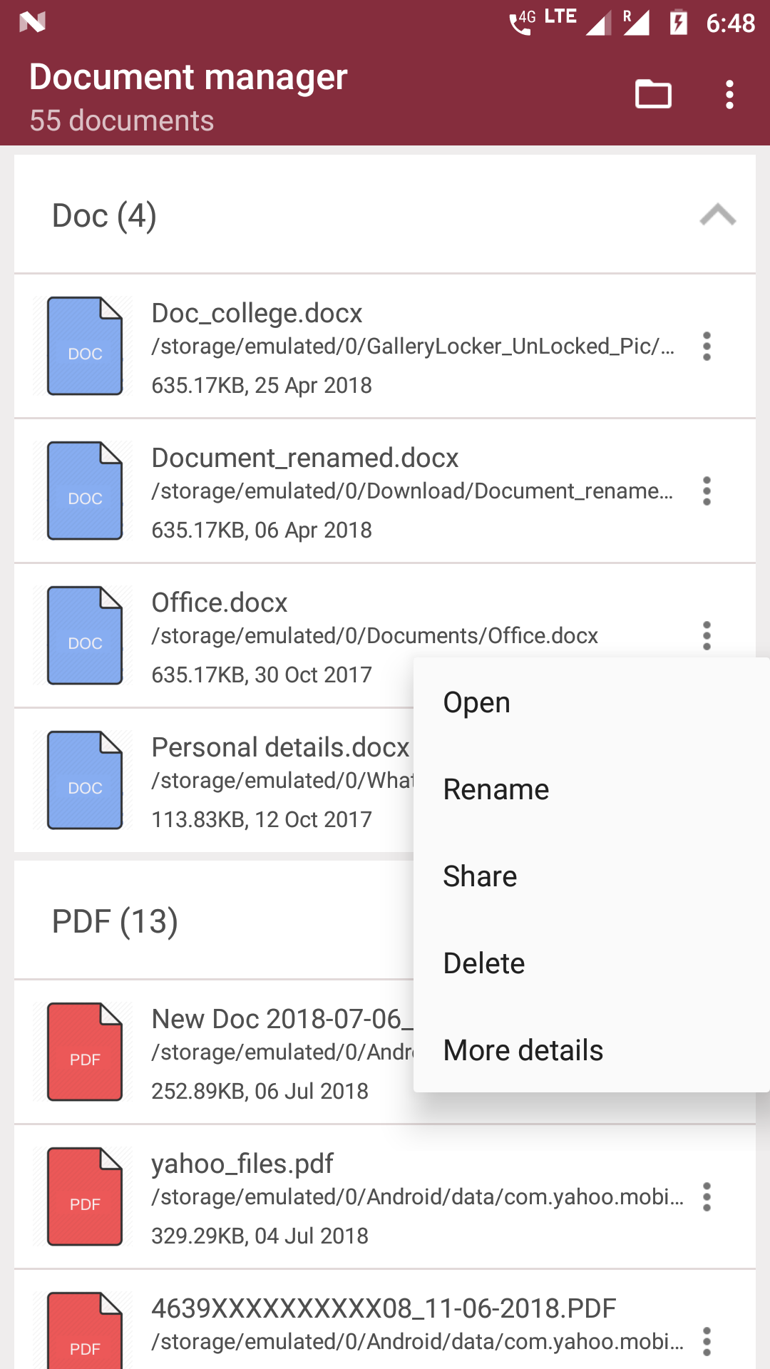 Document manager - Document organizer - App on Amazon Appstore