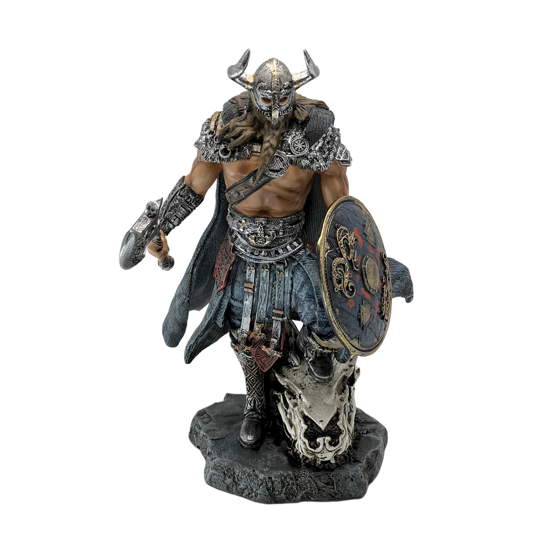 Amazon.com: LOOYAR 13" Resin Thor Statue - Firm Viking Warrior & Dragon ...