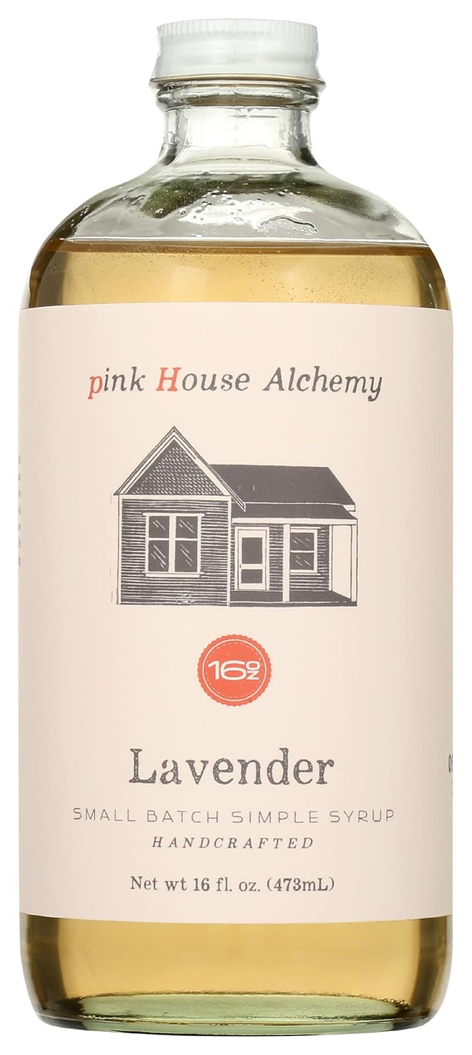 Amazon.com: PINK HOUSE ALCHEMY Lavender Syrup, 16 FZ : Grocery ...