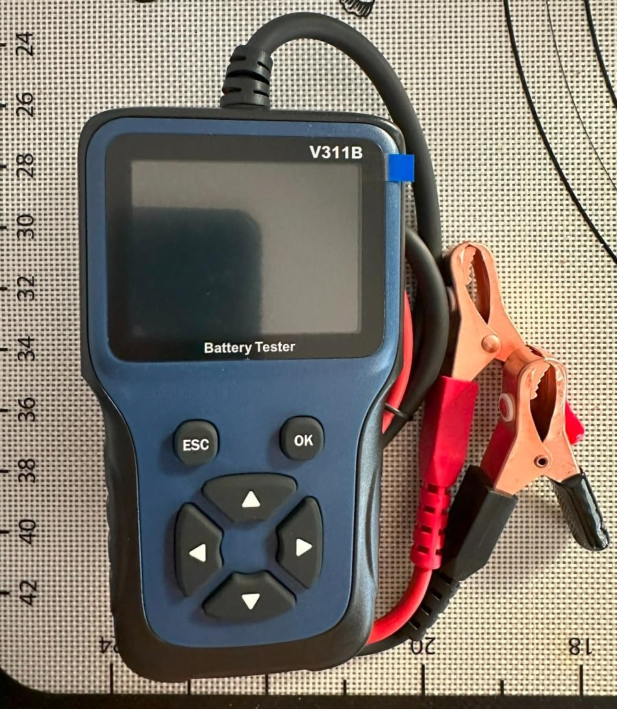 ALLmeter 12V Car Battery Tester - Automotive 100-2000 CCA,Wide Test ...