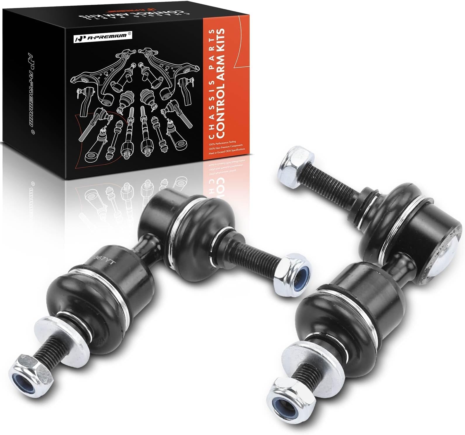 A-Premium 2 x Rear Sway Bar Links Stabilizer Bar Links, Compatible with ...