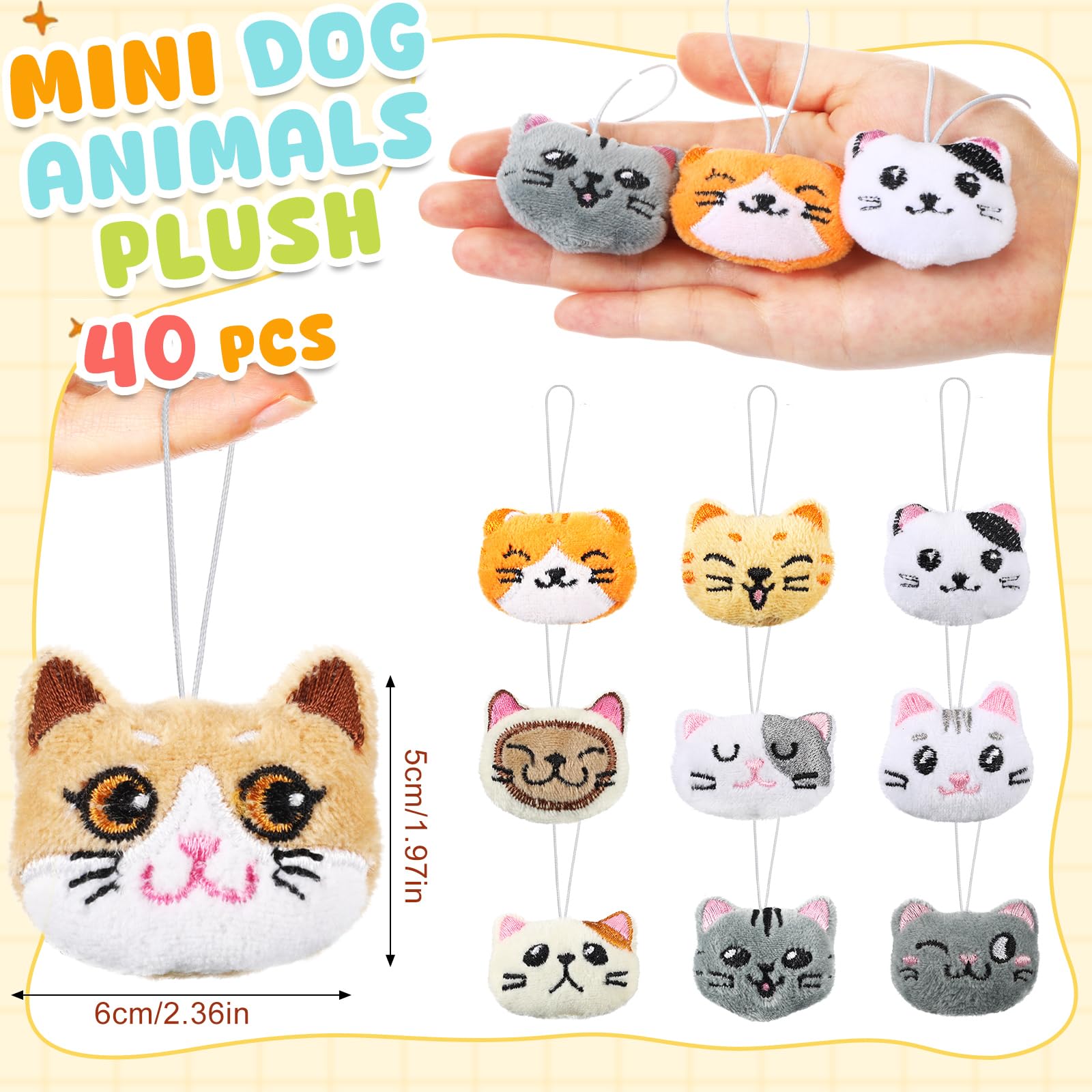 Snapklik.com : Libima 40 Pcs Mini Stuffed Animals Sea Animal Fruit ...