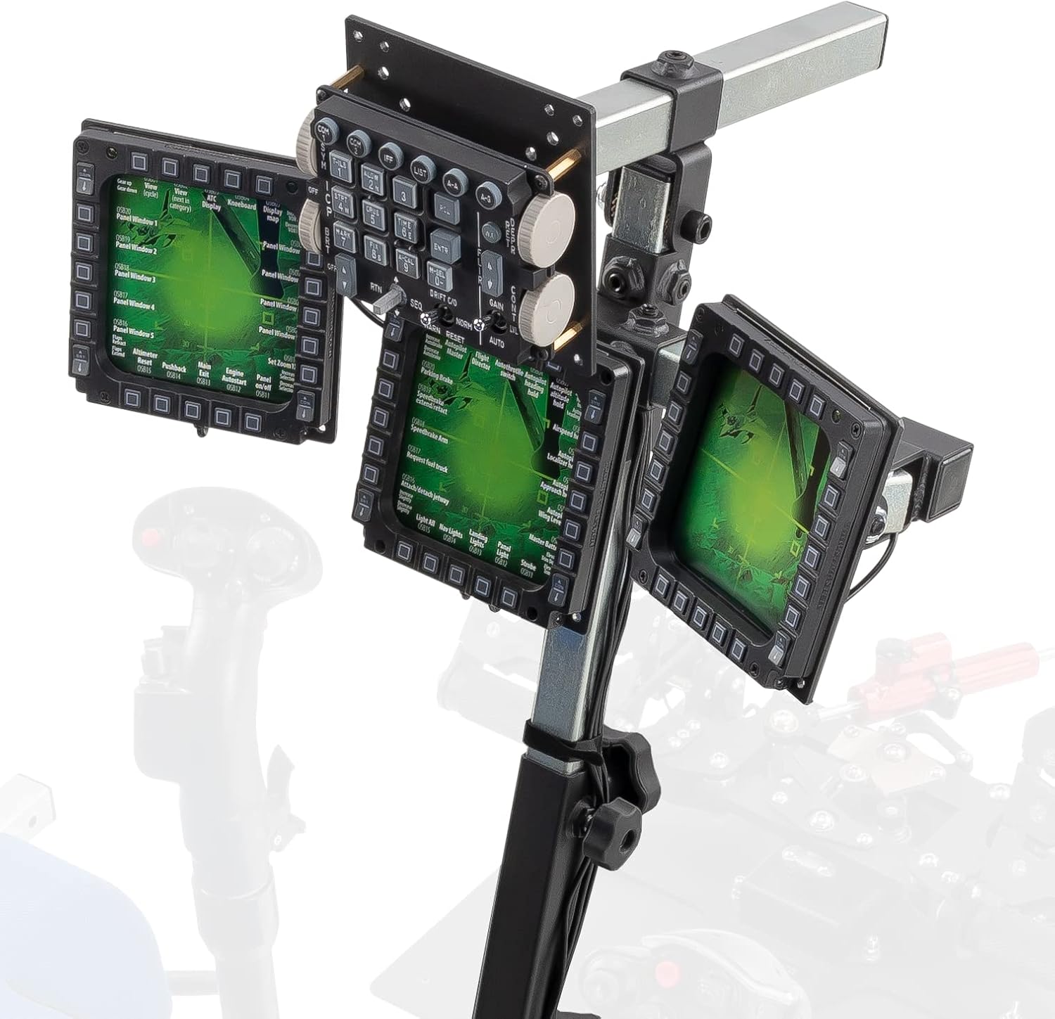 SimFab Flight Sim Add-on Kit MFD Holder Bracket Assembly Kit ...